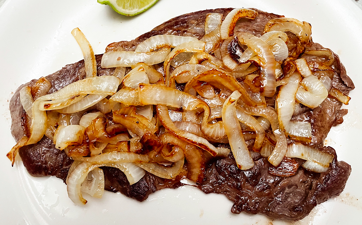Making the Abuela Special: Cuban bistec de palomilla (thin pan seared ...